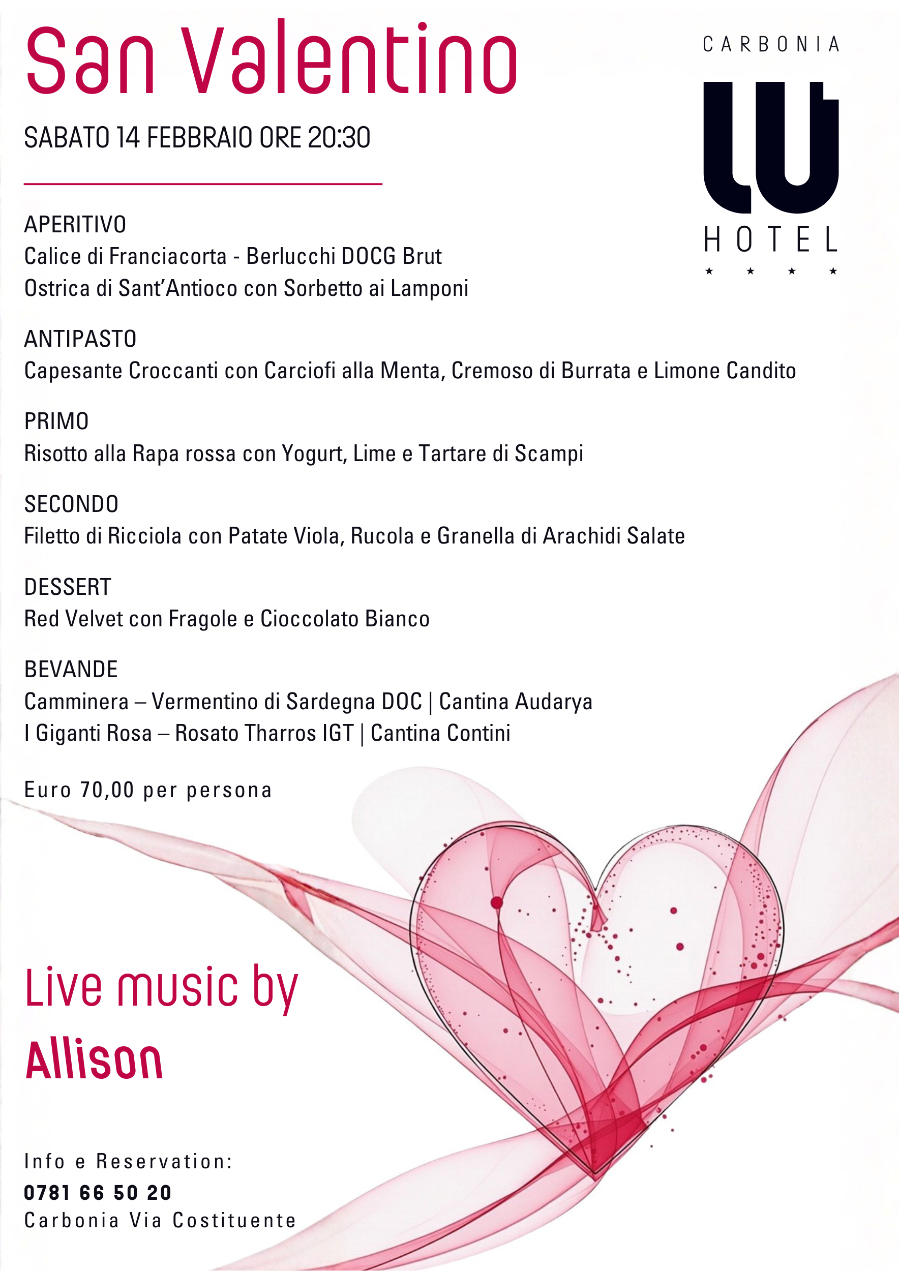 Cena Romantica di San Valentino